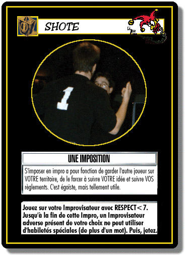 À la carte : Une imposition – Improvisation NB